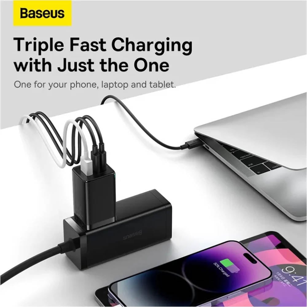 Baseus GaN5 Pro 65W Fast Charger in BD 2023 - Techland BD